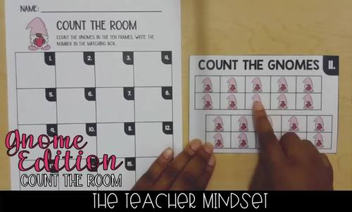 Count the Room | Valentine's Day Theme | Low Prep by The TEACHer Mindset
