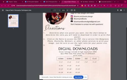 Dark Academia - ELA CLASSROOM 63 Posters -Back to school English Decor