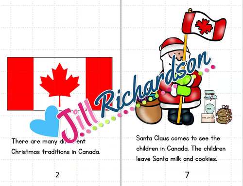 Christmas Around The World Canada Unit Emergent Reader (Christmas in ...