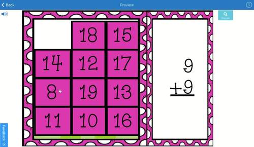 1st Grade Easter and Spring | Add within 20 | Picture Reveal | Boom