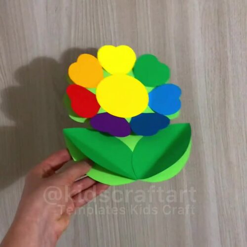Rainbow flower Spring St Patricks Day Craft Bulletin Board Decoration ...