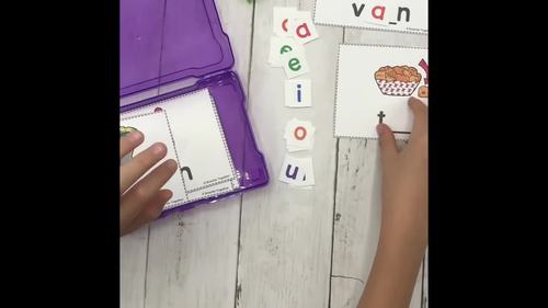 Medial Sounds Activity CVC Words by Smarter Together | TPT