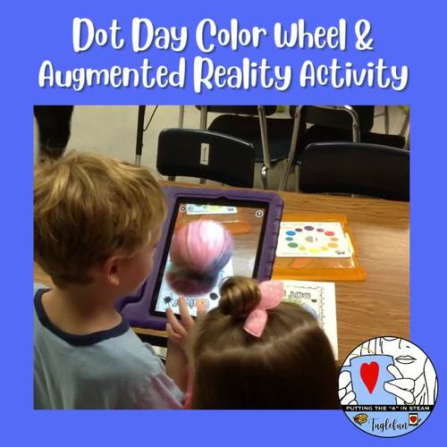 Dot Day Quivervision Color Wheel Augmented Reality Activity by Fuglefun