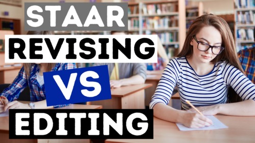 STAAR Revising vs. Editing Questions by Custom Classroom by Angela