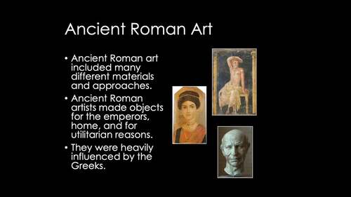 Roman Art & Architecture Powerpoint Bundle by Dali's Moustache Art Source