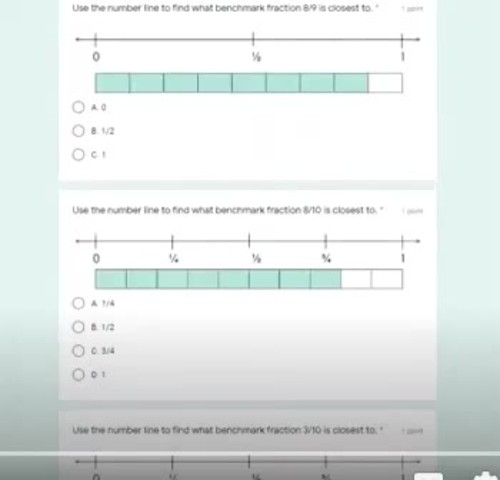 Digital Using Benchmark Fractions to Estimate Activities for Google Slides