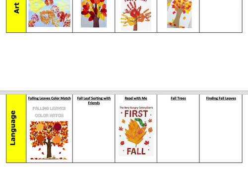 October Toddler Lesson Plans Version 2 by Admin 4 You | TPT