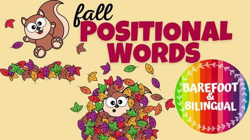 Positional Words Squirrel Clipart - Prepositions Grammar Clipart
