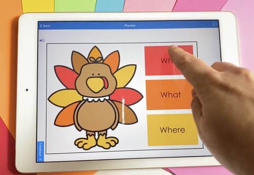 Inferencing & WH Questions Turkey BOOM Cards™ for Speech Therapy by ...