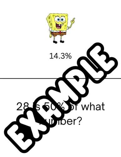 Percent of Number Scavenger Hunt by Wonderful Math Shop | TPT