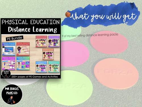 PE Distance Learning - Physical Education Virtual Learning Bundle