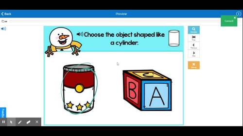 3D Shapes Learning Cylinders Boom Cards by KayBee's Korner | TPT