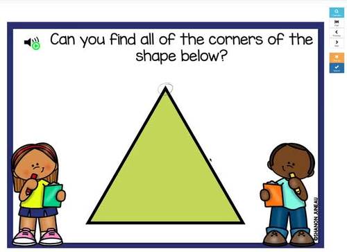 2D Shapes Sides and Corners using Boom Cards | TPT