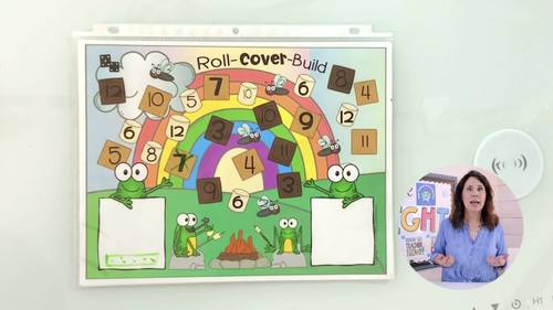 7 Froggy S'more Dice Games For Spring- Independent Math Practice