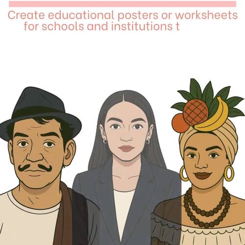 Hispanic Heritage Month Clipart For Activities and Bulletin Board ...