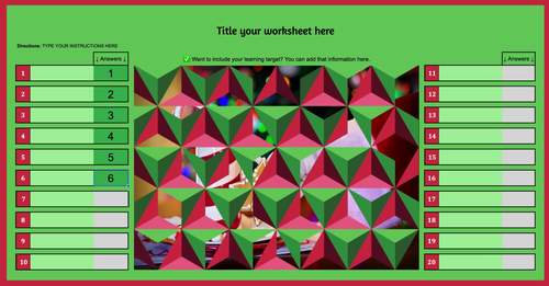 Santa's Cookies JIGSAW Puzzle - Google Sheets Digital Mystery Picture ...