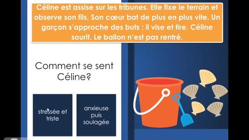 French Inferencing GOOGLE SLIDES Inférence SET 3 | Reading Comprehension