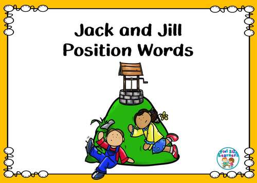 Jack and Jill Position Words| Centers and Worksheets by Pint Size Learners