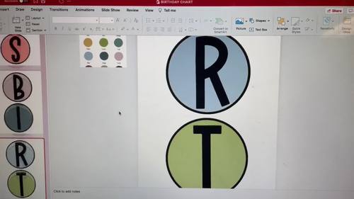 Classroom Birthday Display | Birthday Chart | Calm Rainbow Color Scheme