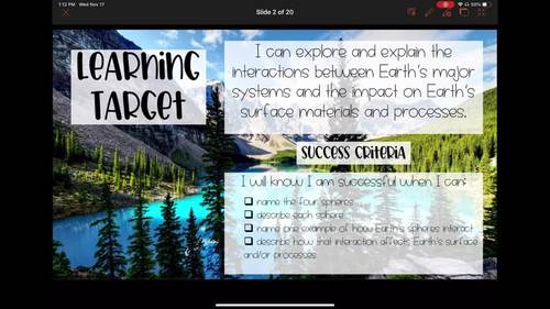 Earth's Spheres: Interactive Notebook | Science Interactive Notebook