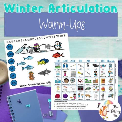 A Year of Articulation Warm Ups BUNDLE | Seasonal Artic Practice Grids ...