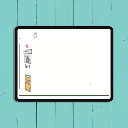 Back To School Color Progression Articulation and Language Boom Cards