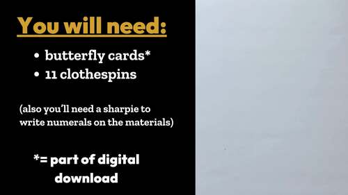 Butterfly Number Match- A Hands On Math Activity for Number Recognition ...