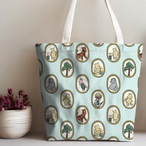 Winnie the Pooh Seamless Digital Paper Pattern Classic Storybook Frames ...