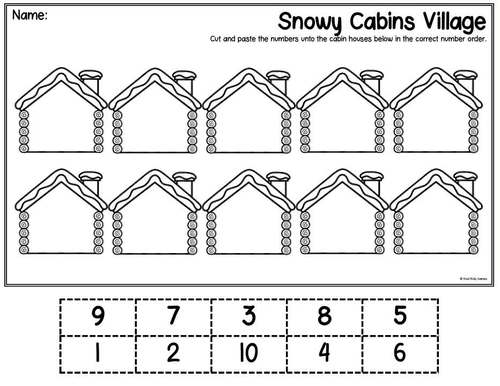 No-Prep Winter Worksheets (Math and ELA) for Kindergarten | TPT