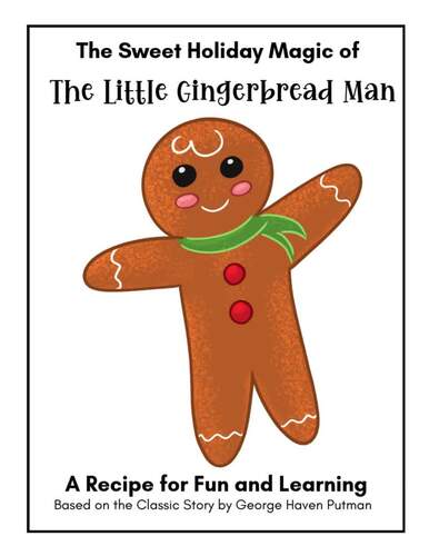 Gingerbread Man Christmas Reader's Theater Holiday Activity Pack