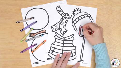 Build a Snowman Craft, Template, & Winter Writing Prompts for Frosty ...