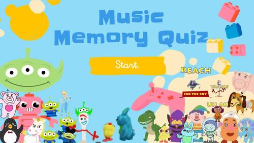 UIL Music Memory (2023-2024), Virtual Toy Themed Game by Ervins Music Room