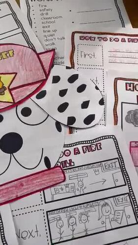 Fire Safety Fire Drill How To Writing Craft by The Teaching Diva Corner