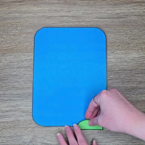 Blue School Monster Craft Template by Mollers Makes It | TPT