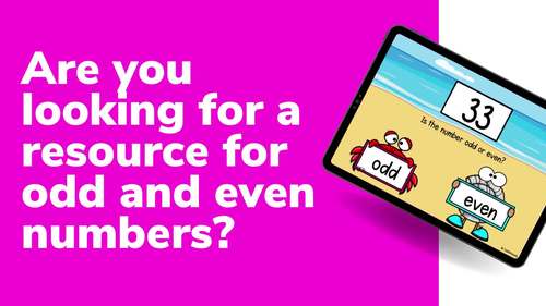 Odd or Even Digital Boom Task Cards by Fiddleheads | TPT