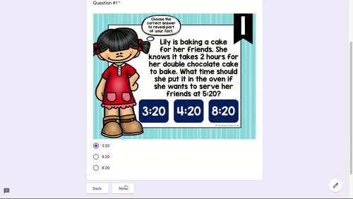 DIGITAL Elapsed Time Task Cards | 4th Grade | 5th Grade | Google Classroom