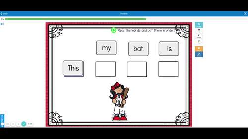 Boom Cards™ CVC Short A │ Sentence Building | TpT