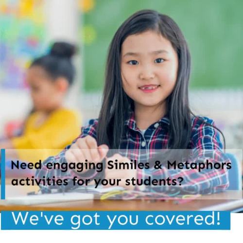 Similes & Metaphors Activities | Print & Digital | Distance Learning