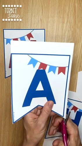 Nautical Classroom Decor Letter Banners | Editable Door Decor Bulletin ...
