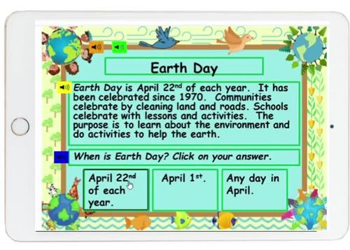 Earth Day Vocabulary and Concepts (Boom Cards with Audio) | TPT