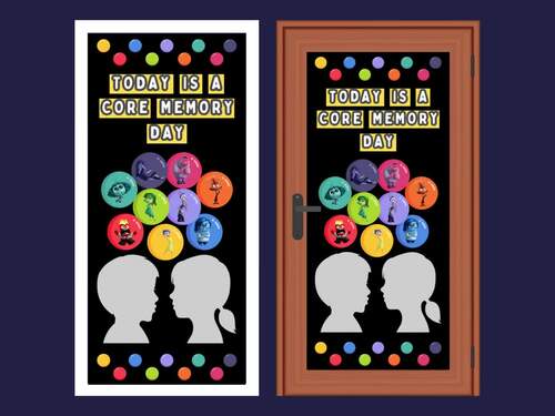 Inside Out 2 Classroom Door Decor | Back to School Bulletin Board (Ver B)