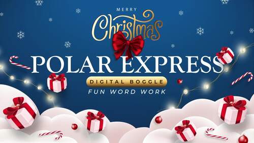 POLAR EXPRESS DIGITAL BOGGLE by K's Digital Store | TPT