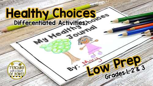 Health Activities - Making Healthy Choices (Digital & PDF) Distance ...