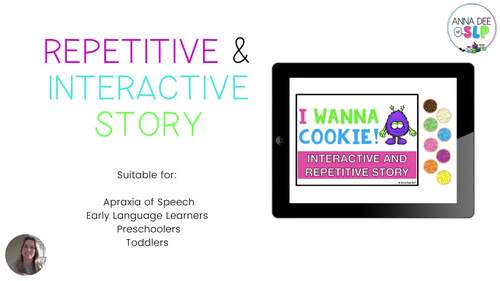 Interactive and Repetitive BOOM Card Book for Apraxia of Speech - CVCV ...