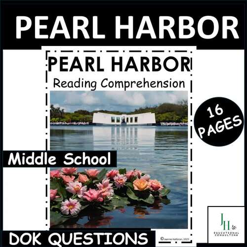Pearl Harbor Reading Comprehension Activity Passage | No Prep | December
