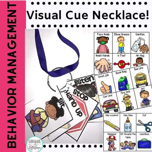 Behavior Management Visuals with Be Healthy Cards by Sunshine and Lollipops