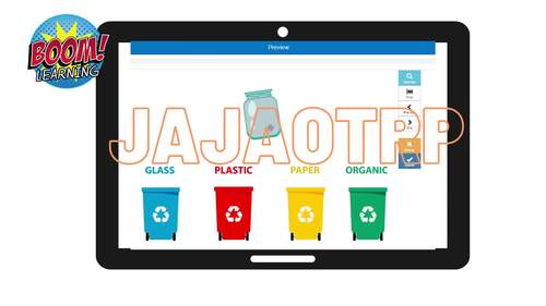 Earth Day Recycling - Boom Cards Distance Learning by jajaotrp | TPT