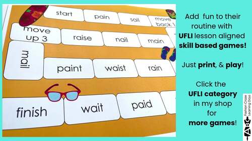 Sh, Ch, Th, Wh UFLI Games Aligned with Lessons 45,46, 47, 48, 49, 50, 53