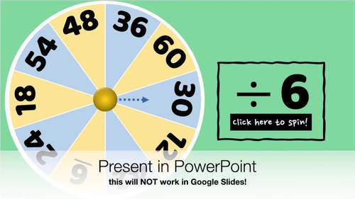 Digital Multiplication Spinners 0-10 || math game component | TPT