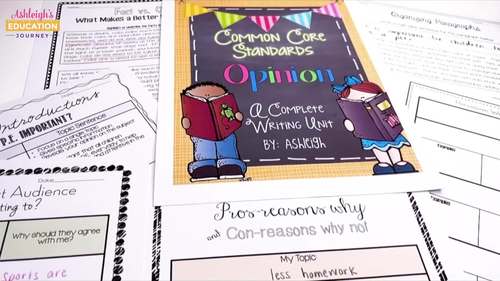 Opinion Writing Unit | Writing Workshop | Print and Digital by Ashleigh